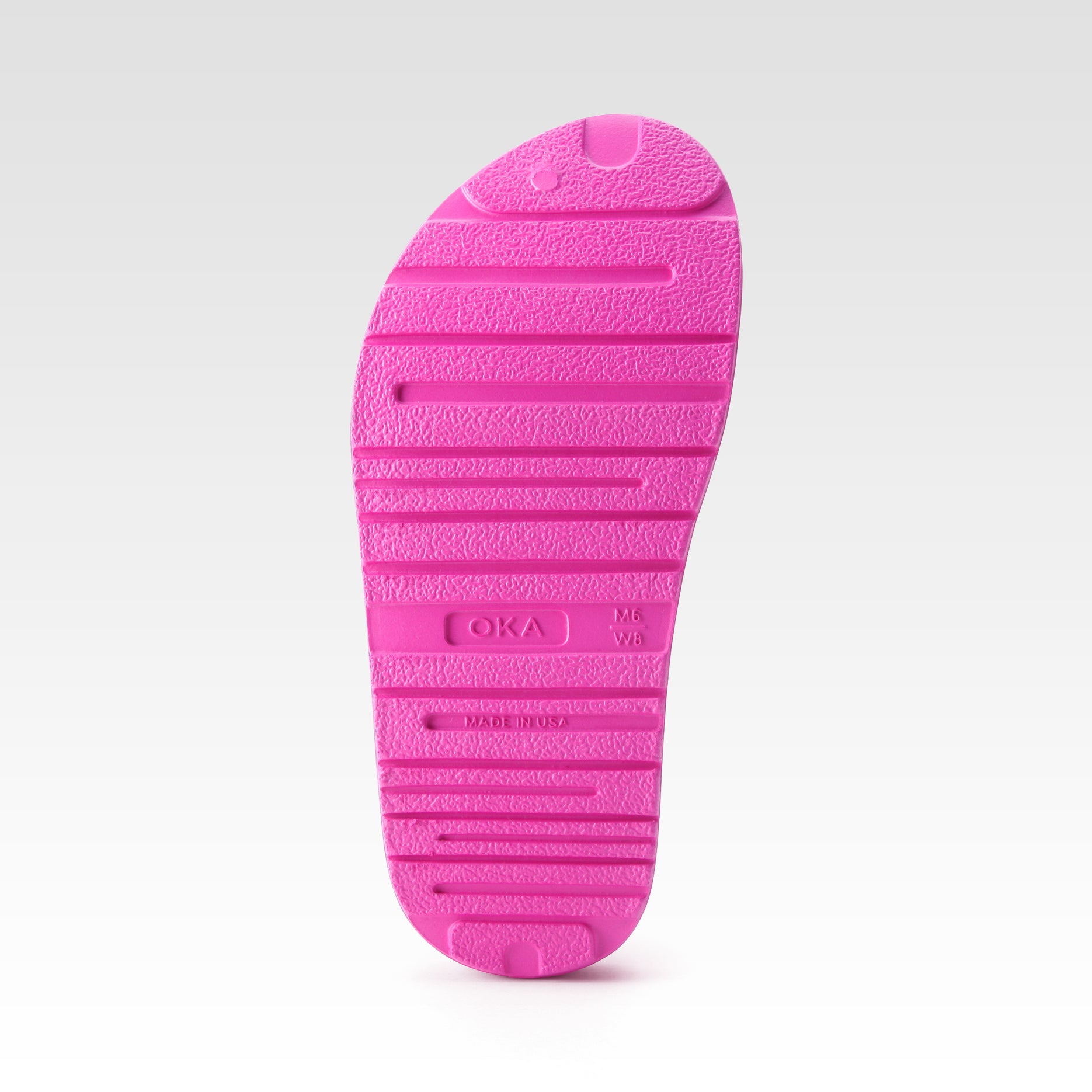 Sustainable Recovery Slide, Crescent Moonberry Pink | OKA Sandals – Oka ...
