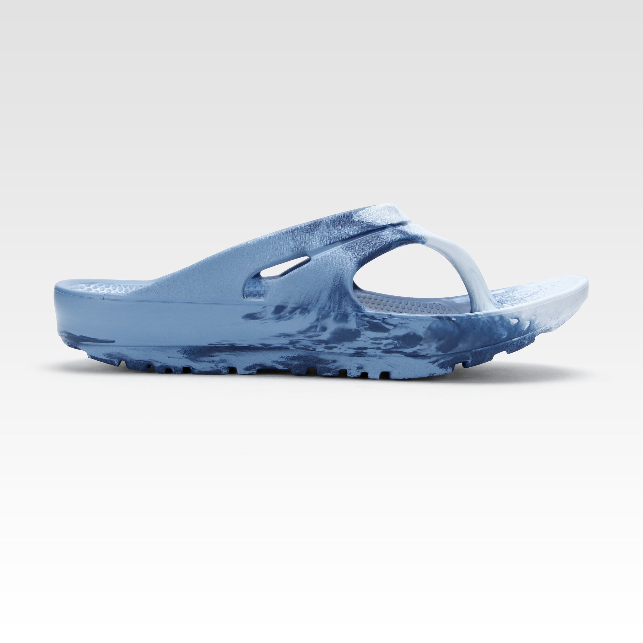 Sustainable Recovery Flip Flop, Kona Blue Marble | OKA Sandals – Oka ...