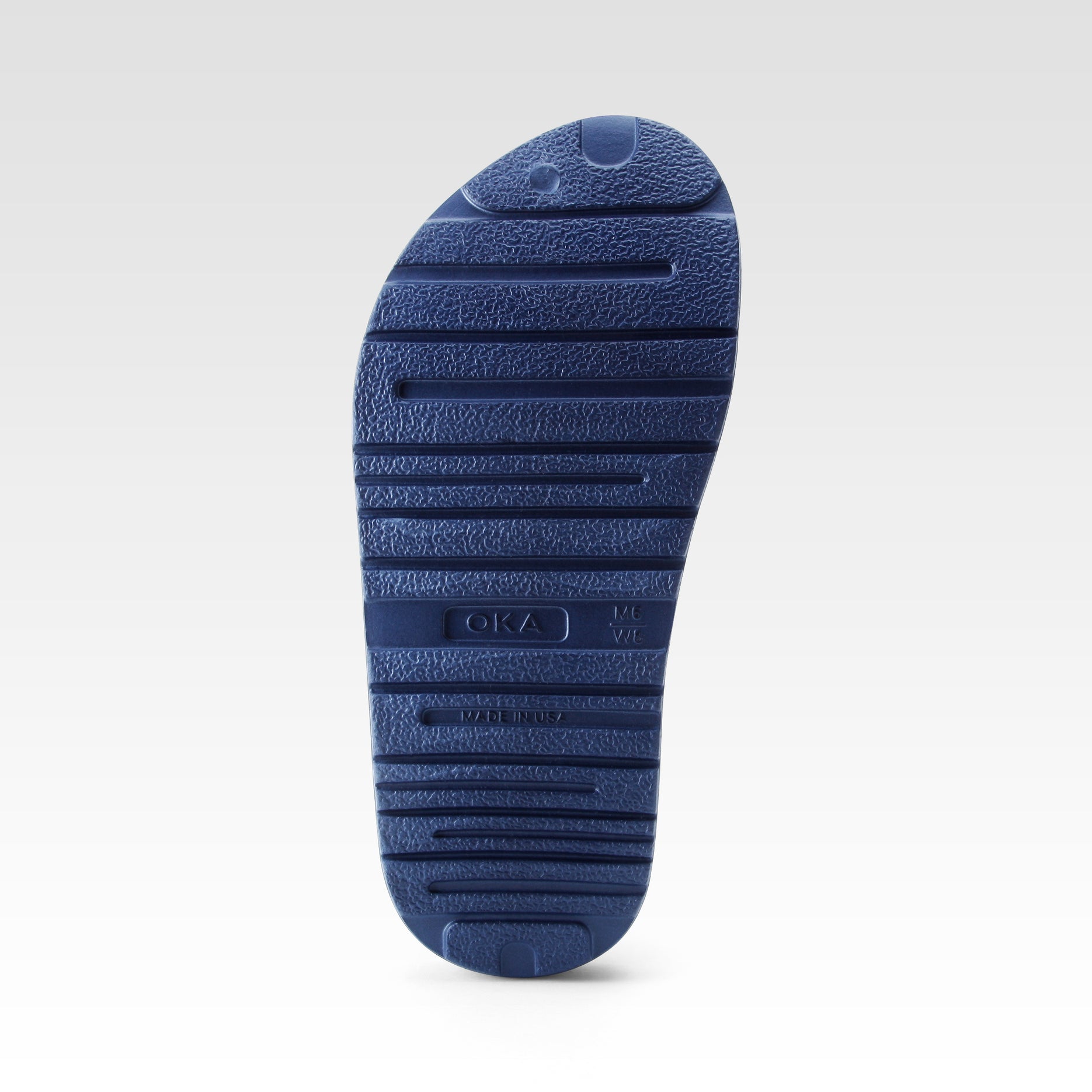Sustainable Recovery Slide, Soothing Ocean Float Navy | OKA Sandals ...
